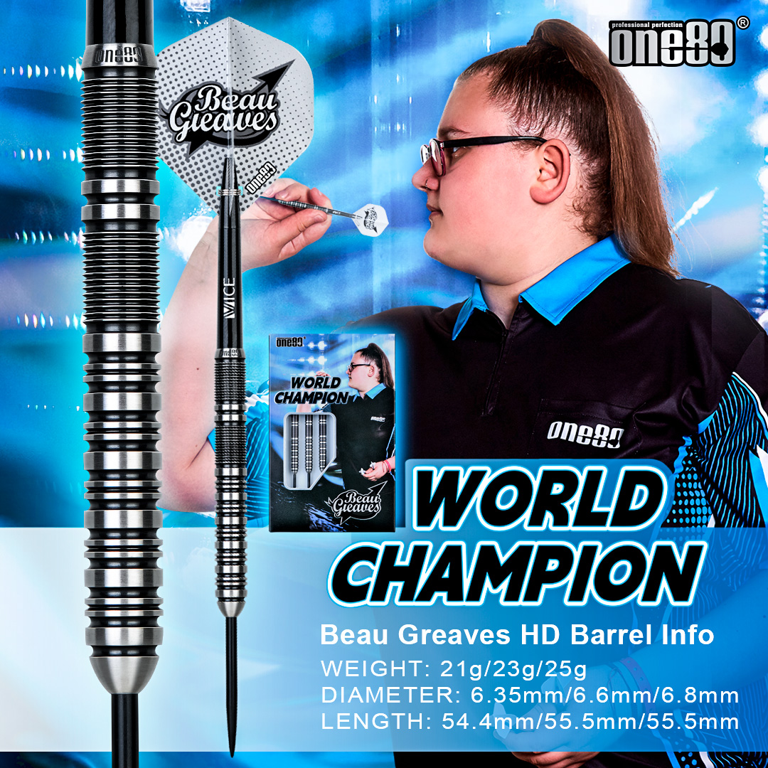 Beau Greaves II - World Champion 21 gram - Smurf Darts