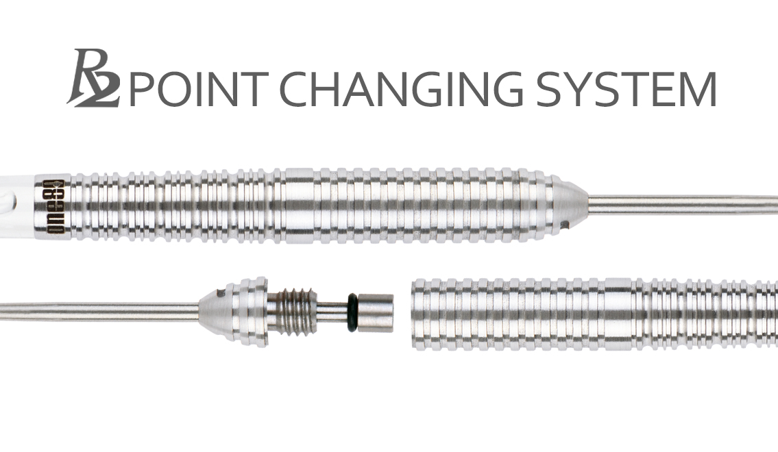 One80 "R2" – 1.5 mm Replacement Points w/ Adapter - Smurf Darts