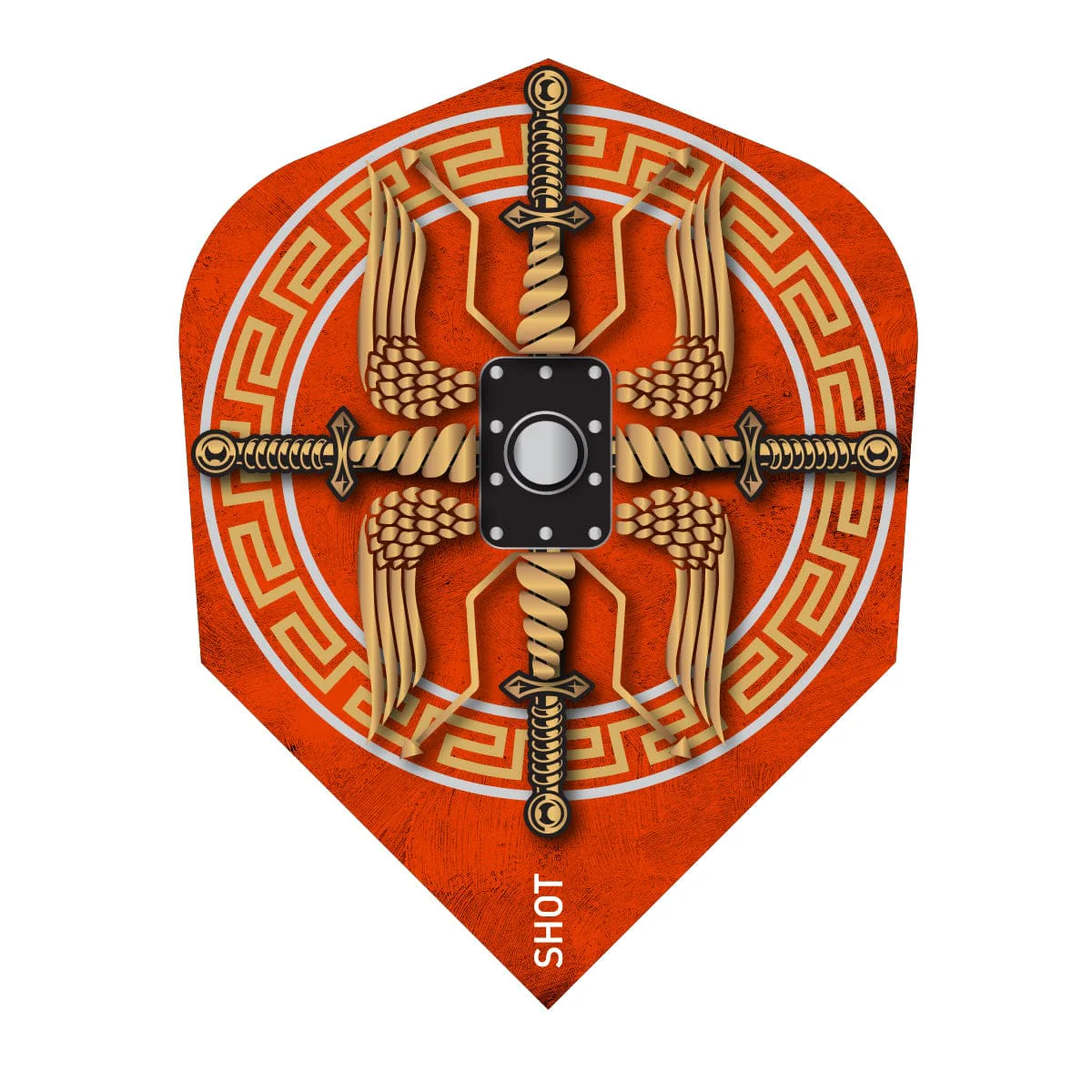 Shot Roman Centurion Small Standard Flights - Smurf Darts