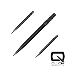 Harrows Quick Points - Black - Smurf Darts